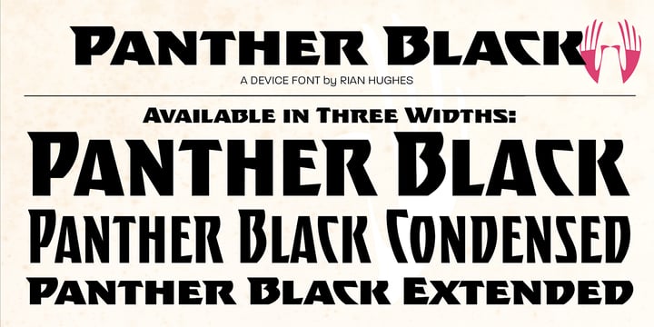 Panther Black Font | Webfont & Desktop | MyFonts