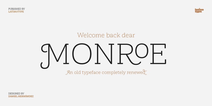 Monroe Font | Webfont & Desktop | MyFonts