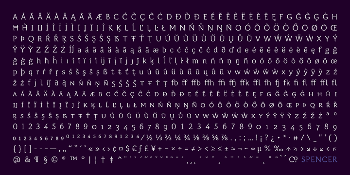 Spencer Font | Webfont & Desktop | MyFonts