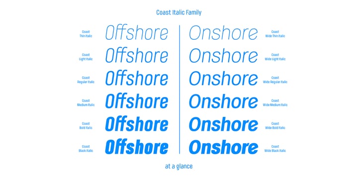 Coast Font | Webfont & Desktop | MyFonts