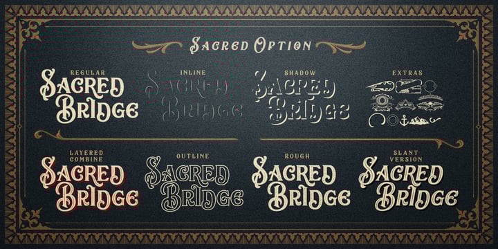 Sacred Bridge Font | Webfont & Desktop | MyFonts