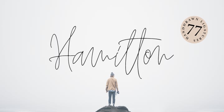 Hamilton Signature Script Font | Webfont & Desktop | MyFonts