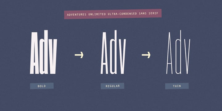 Adventures Unlimited Font | Webfont & Desktop | MyFonts