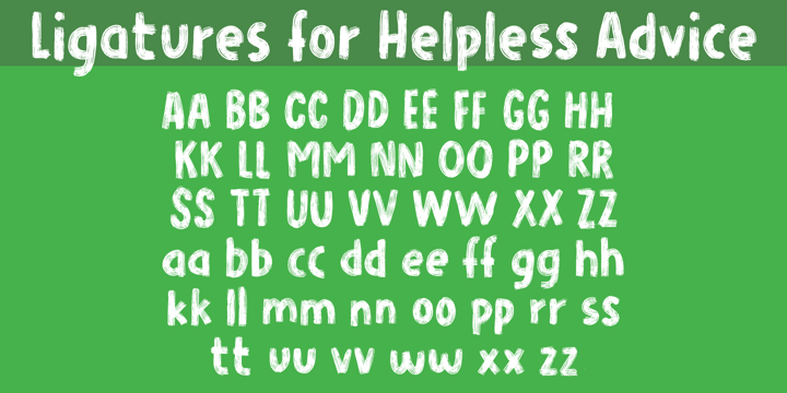 Helpless Advice Font | Webfont & Desktop | MyFonts
