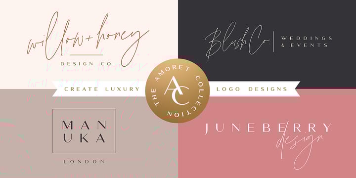 The Amoret Collection Font | Webfont & Desktop | MyFonts