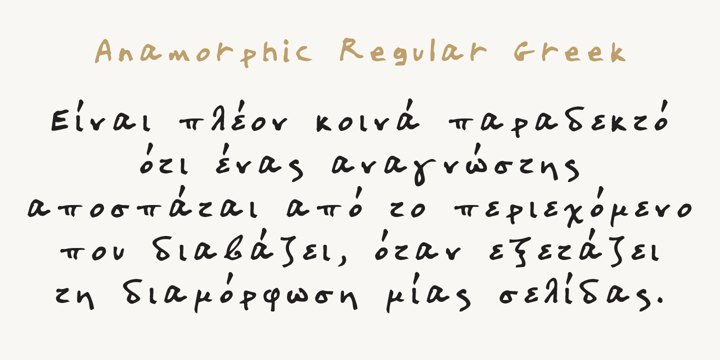 Anamorphic Font | Webfont & Desktop | MyFonts