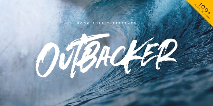 Outbacker Font | Webfont & Desktop | MyFonts