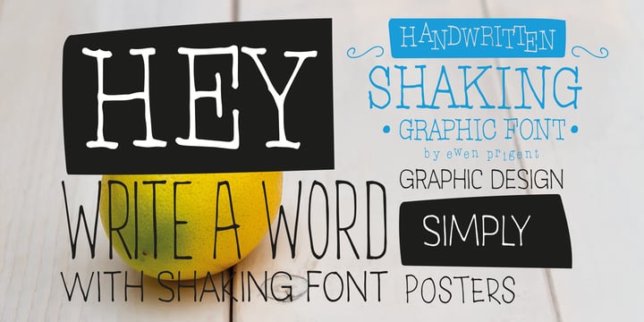 Shaking Font | Webfont & Desktop | MyFonts