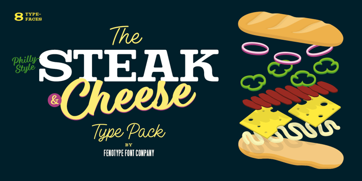 Steak And Cheese Font | Webfont & Desktop | MyFonts