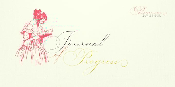 Gatlik Saphir Font | Webfont & Desktop | MyFonts