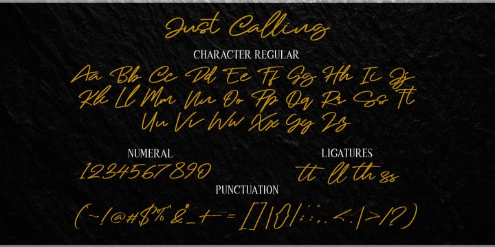 Just Calling Font | Webfont & Desktop | MyFonts