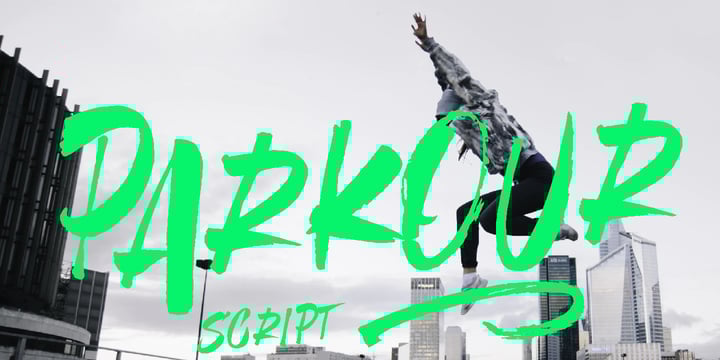 Parkour Font | Webfont & Desktop | MyFonts