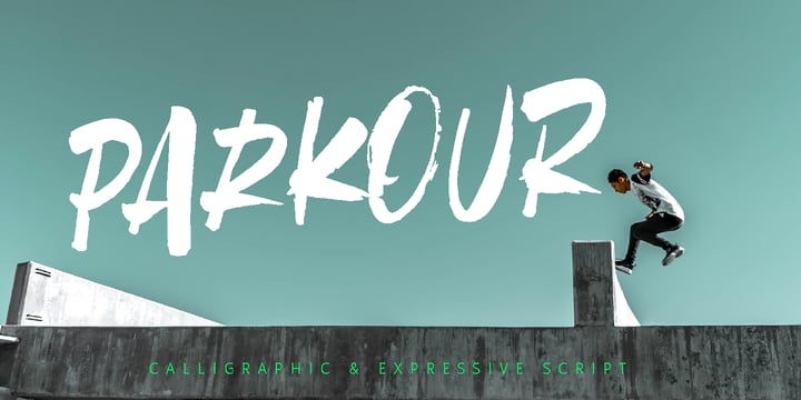 Parkour Font | Webfont & Desktop | MyFonts