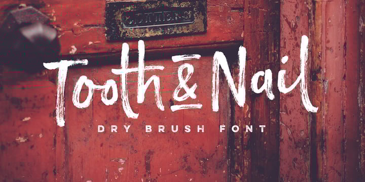 Tooth & Nail Font | Webfont & Desktop | MyFonts