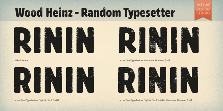 Wood Heinz No. 2 Font | Webfont & Desktop | MyFonts
