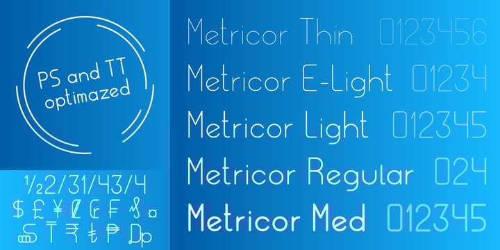Metricor Font | Webfont & Desktop | MyFonts