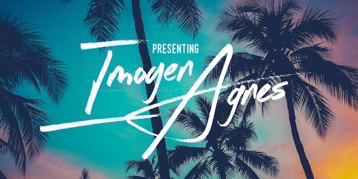 Imogen Agnes Font | Webfont & Desktop | MyFonts