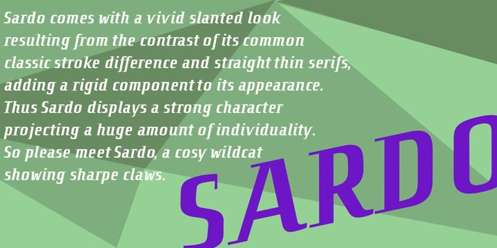 Sardo Font | Webfont & Desktop | MyFonts