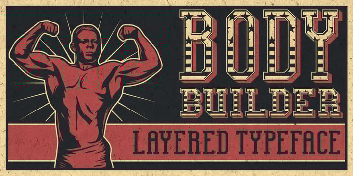 Bodybuilder Font | Webfont & Desktop | MyFonts