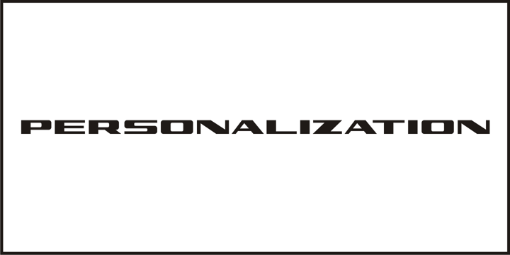 Personalization Font | Webfont & Desktop | MyFonts