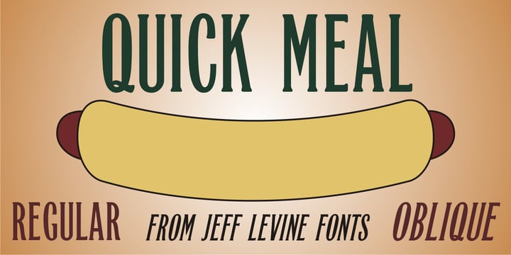 Quick Meal Font | Webfont & Desktop | MyFonts