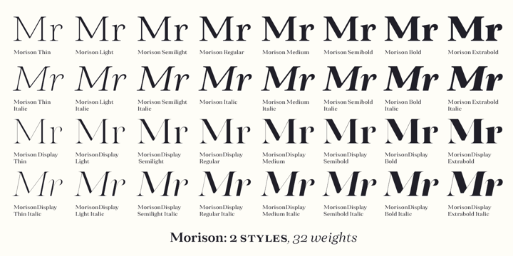 Morison Font | Webfont & Desktop | MyFonts