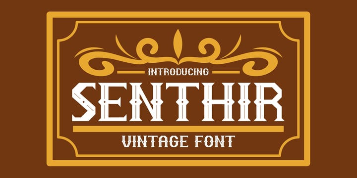 Senthir Font | Webfont & Desktop | MyFonts