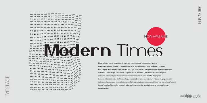 Modern Times Font | Webfont & Desktop | MyFonts