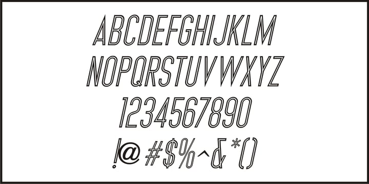 Inline Retro JNL Font | Webfont & Desktop | MyFonts