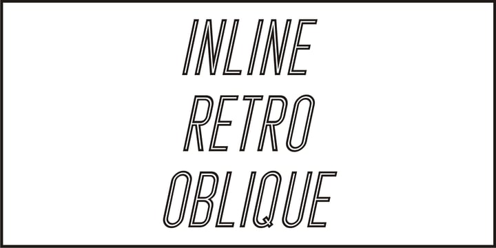 Inline Retro JNL Font | Webfont & Desktop | MyFonts