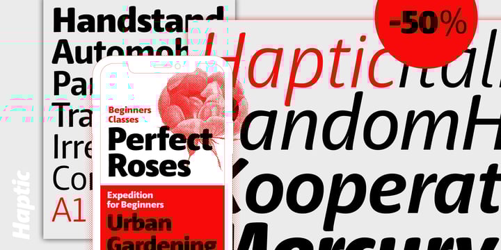 Haptic Pro Font | Webfont & Desktop | MyFonts