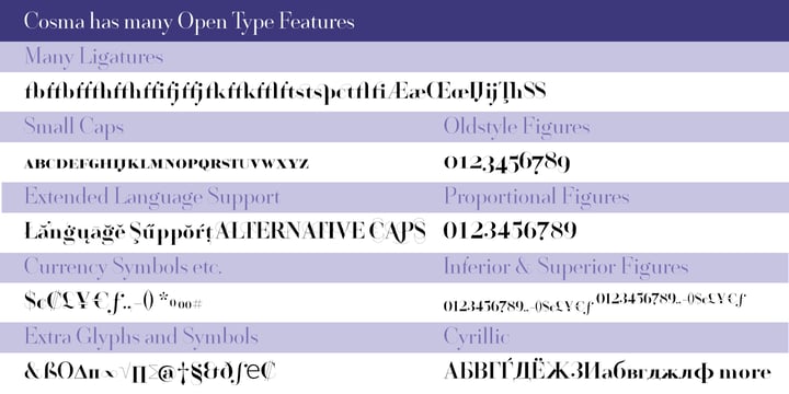 Cosma Font | Webfont & Desktop | MyFonts