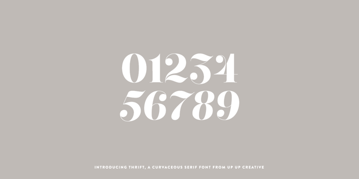 Thrift Font | Webfont & Desktop | MyFonts