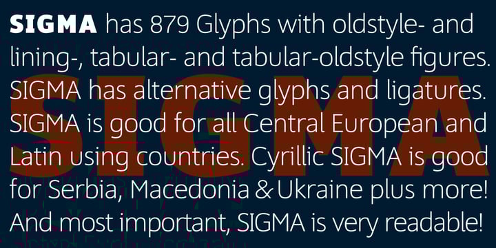 Sigma Font | Webfont & Desktop | MyFonts