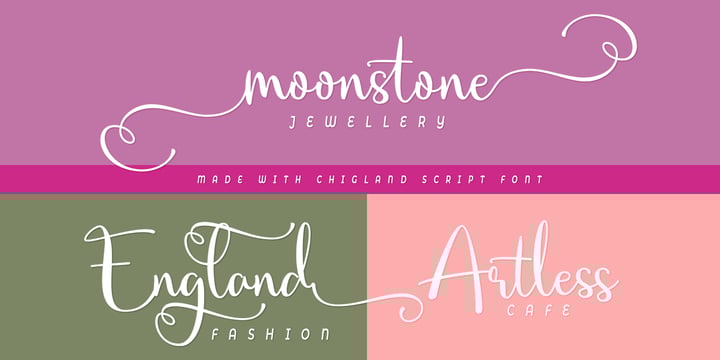 Chigland script Font | Webfont & Desktop | MyFonts