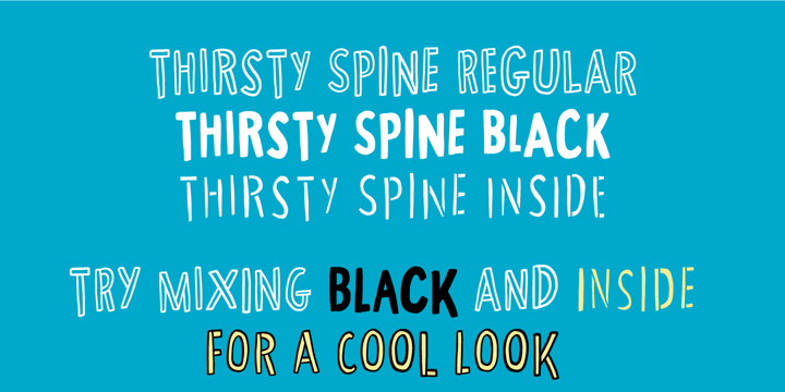 Thirsty Spine Font | Webfont & Desktop | MyFonts