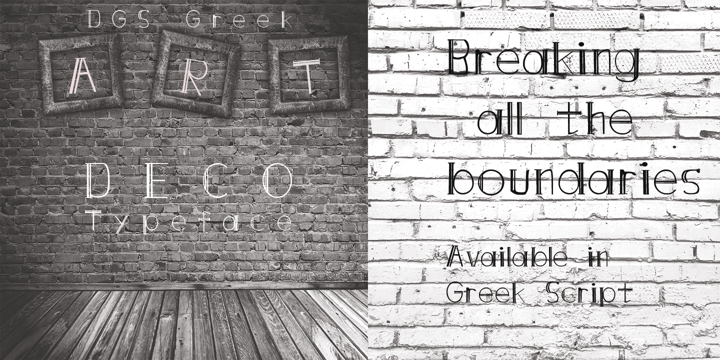 DGS Art Deco Greek Font | Webfont & Desktop | MyFonts