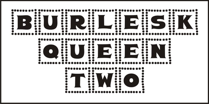 Burlesk Queen JNL Font | Webfont & Desktop | MyFonts