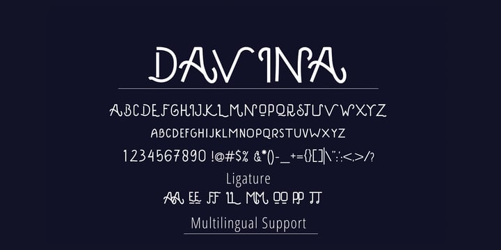 Davina Font | Webfont & Desktop | MyFonts