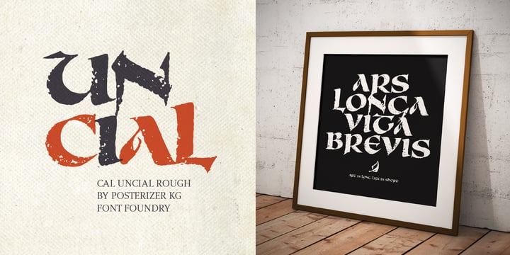 Cal Uncial Rough Font | Webfont & Desktop | MyFonts