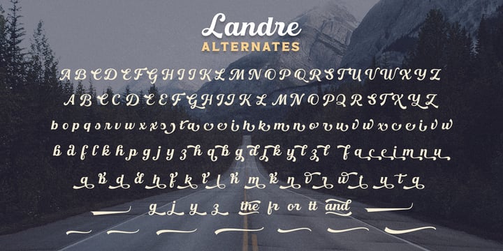 Landre Font | Webfont & Desktop | MyFonts