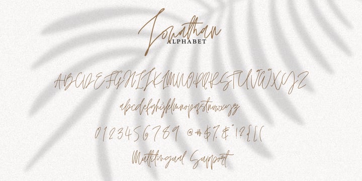 Jonathan Font | Webfont & Desktop | MyFonts