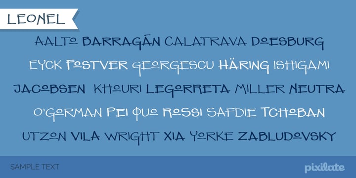 Leonel Px Font | Webfont & Desktop | MyFonts