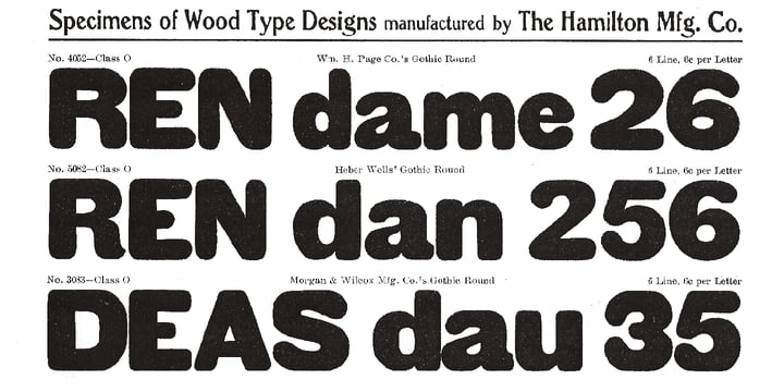 HWT Gothic Round Font | Webfont & Desktop | MyFonts