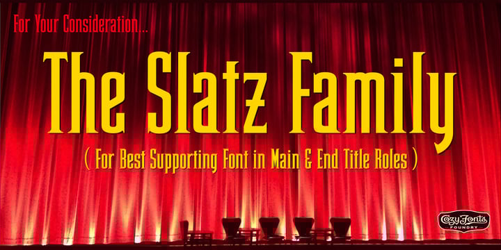 Slatz Font | Webfont & Desktop | MyFonts