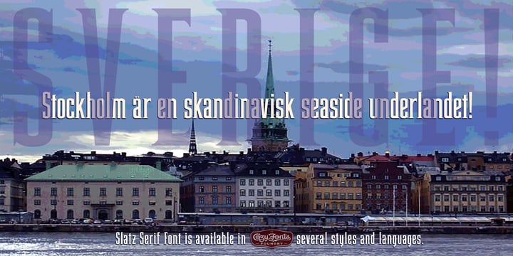 Slatz Font | Webfont & Desktop | MyFonts