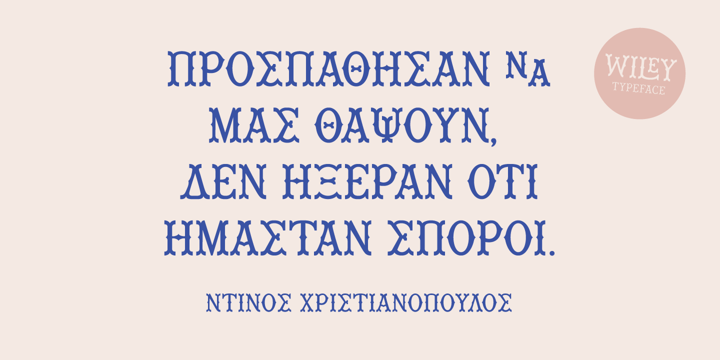 Wiley Font | Webfont & Desktop | MyFonts