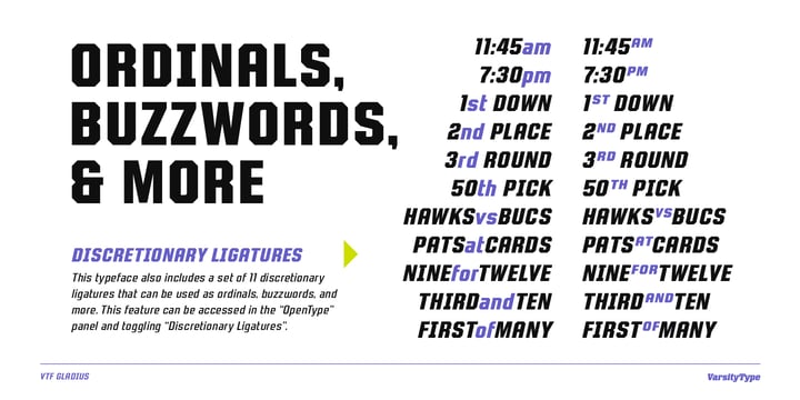 VTF Gladius Font | Webfont & Desktop | MyFonts