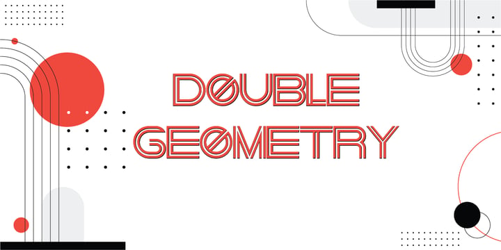 Double Geometry Font | Webfont & Desktop | MyFonts