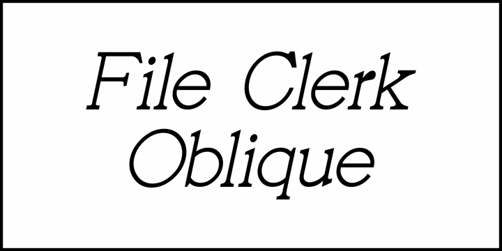 File Clerk JNL Font | Webfont & Desktop | MyFonts
